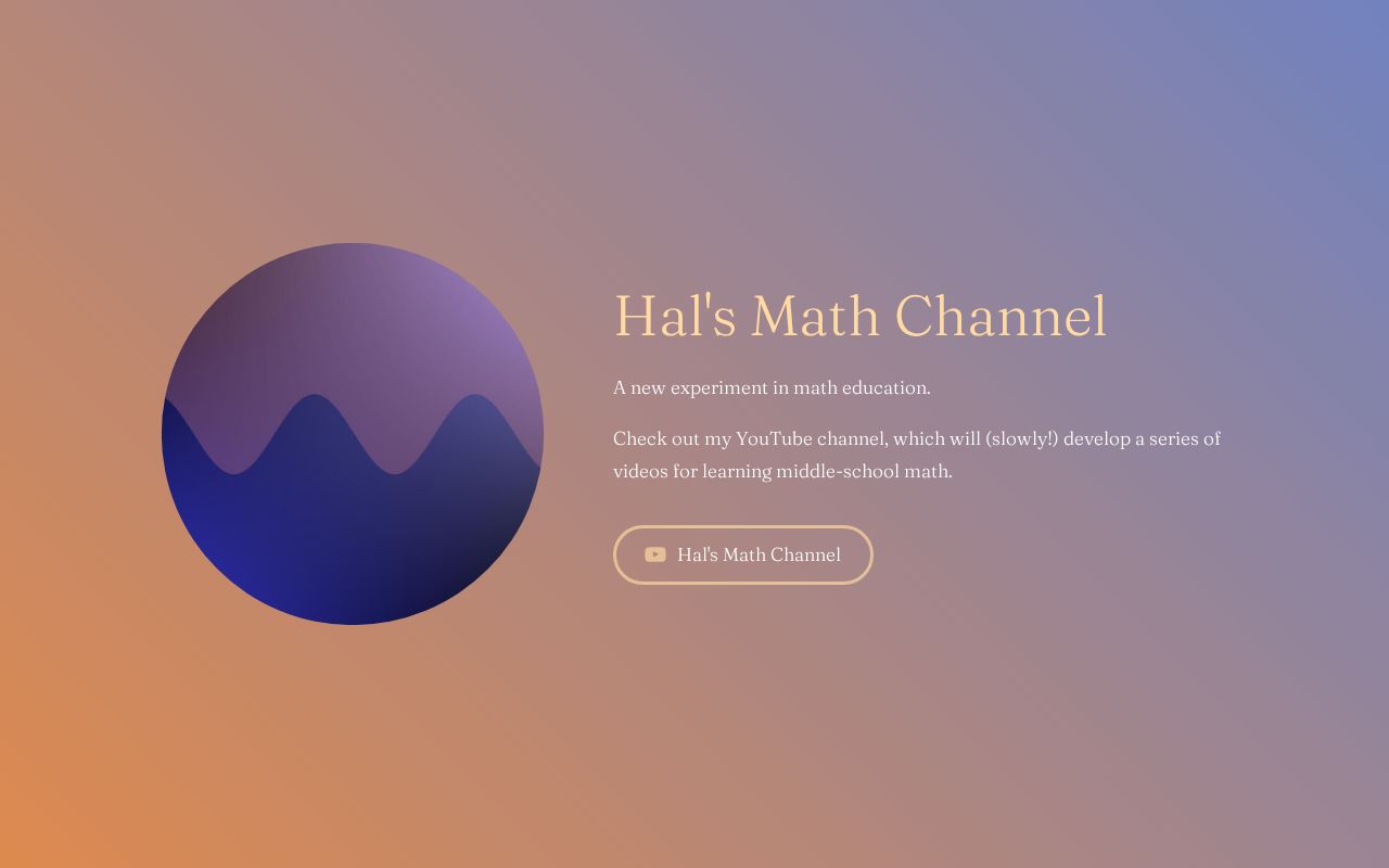 Hal's Math Channel